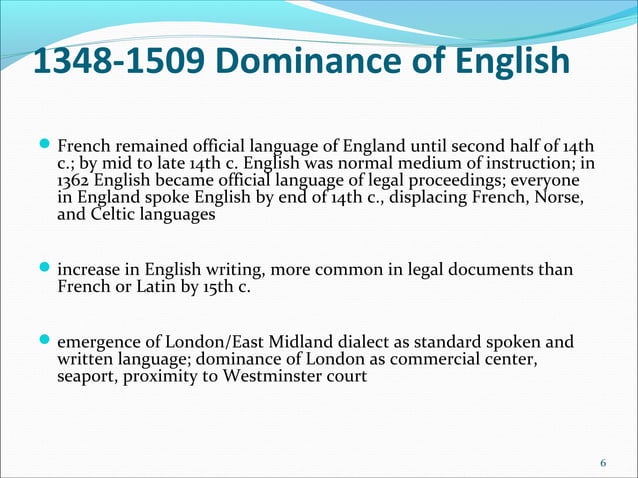 middle english period_(1066-1500) | PPT