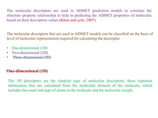 Lecture 9 molecular descriptors | PDF