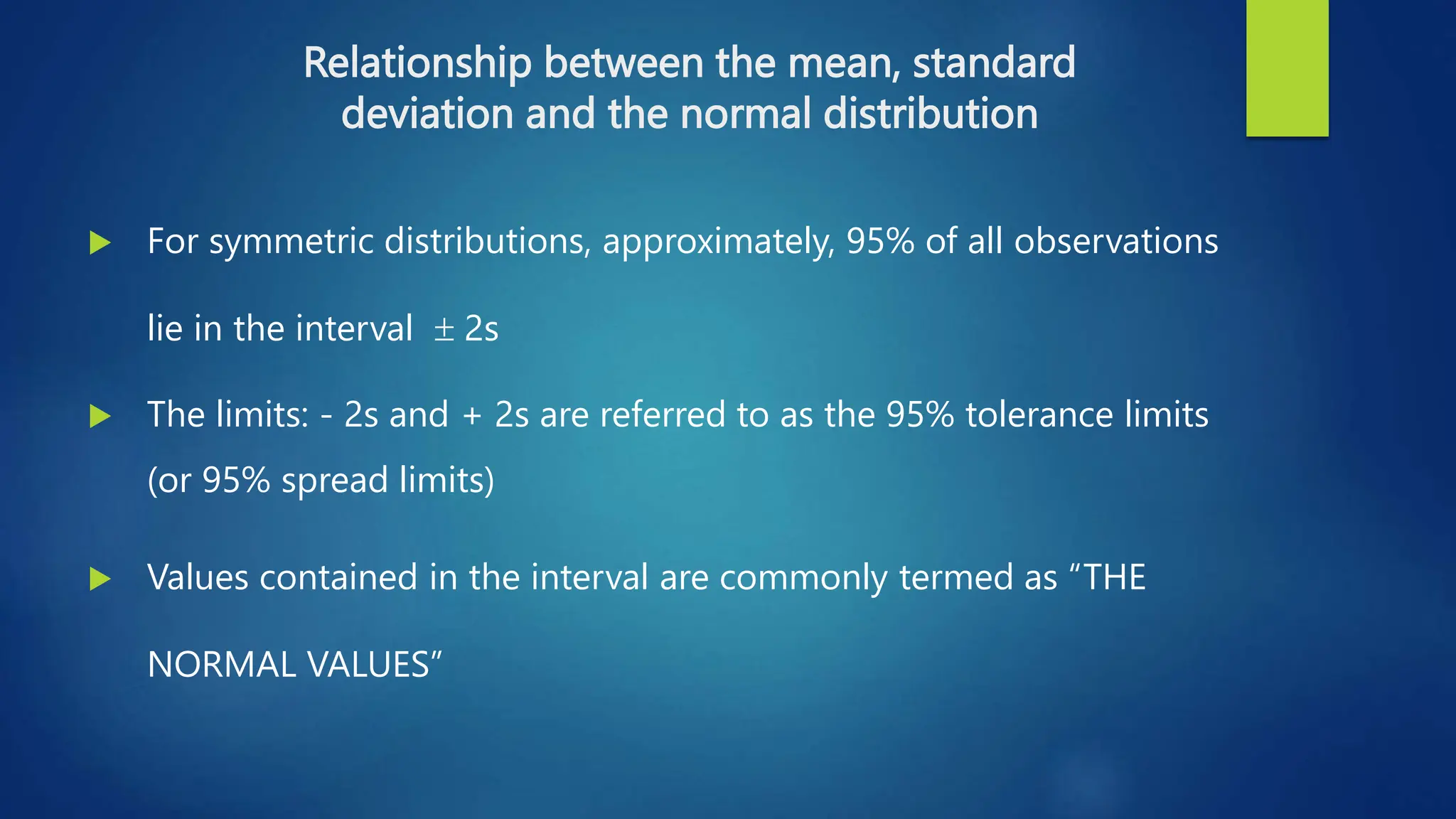 Lecture 9-Normal distribution......... ...pptx