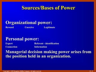Lecture 9 - Political Aspects of Decision making.ppt