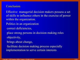 Lecture 9 - Political Aspects of Decision making (1).ppt