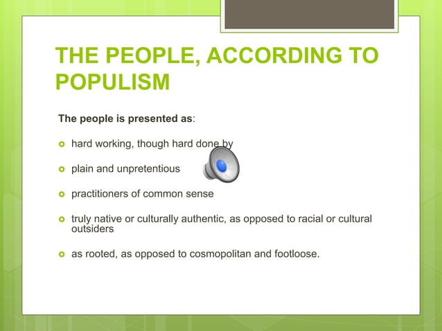 LECTURE 9 WHAT IS POPULISM PART TWO.pptx