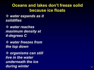 Lecture 9. properties of water | PDF | Chemistry | Science