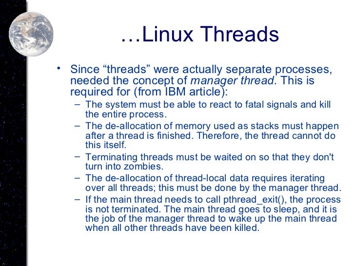Lecture 9 Pthreads Linuxthreads 2370