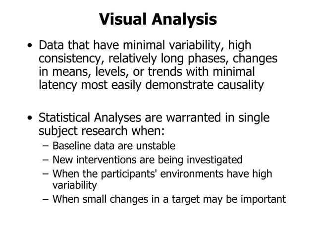 Lecture 9 single subject designs ii (in lab) | PPT