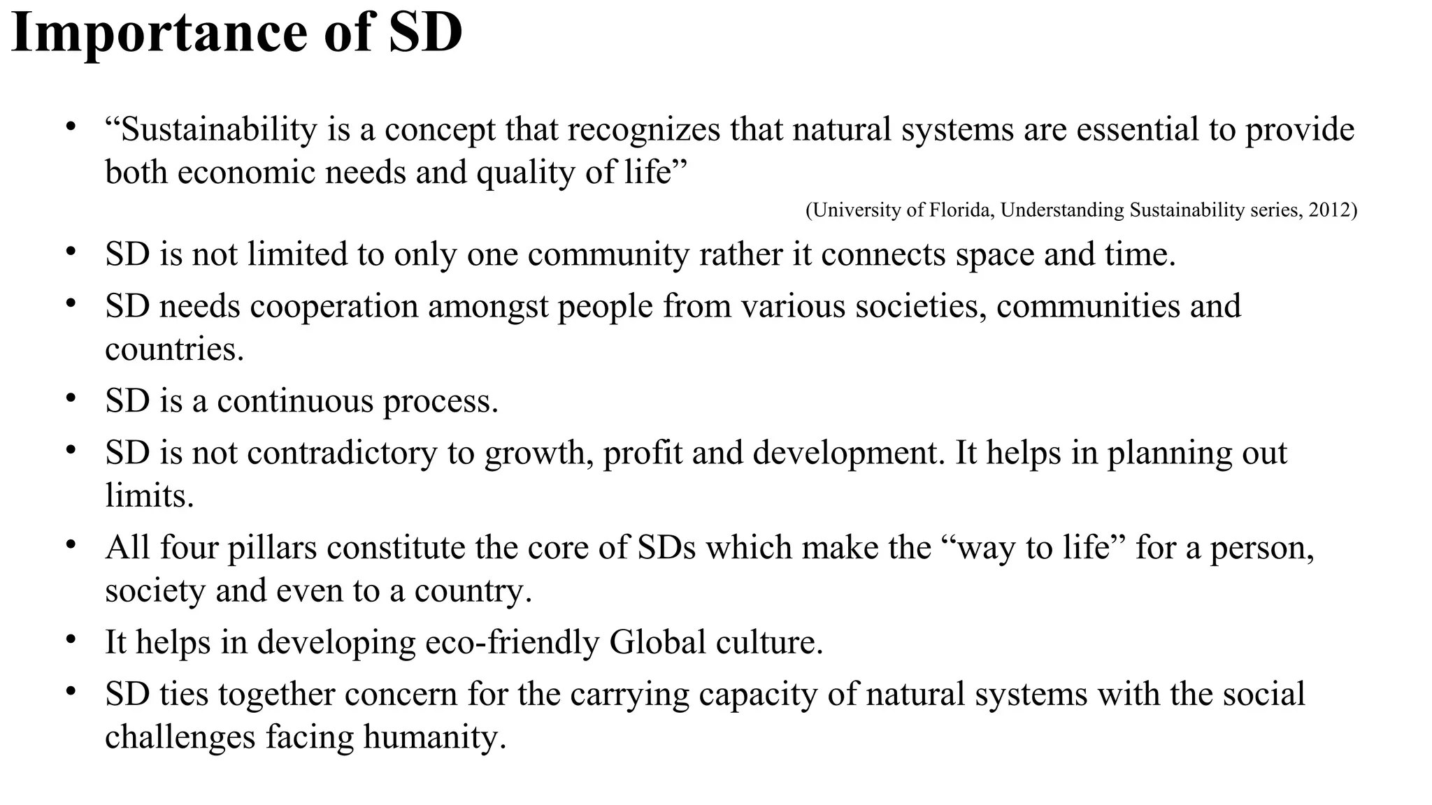 sustainable development introduction, basics and importance | PPT