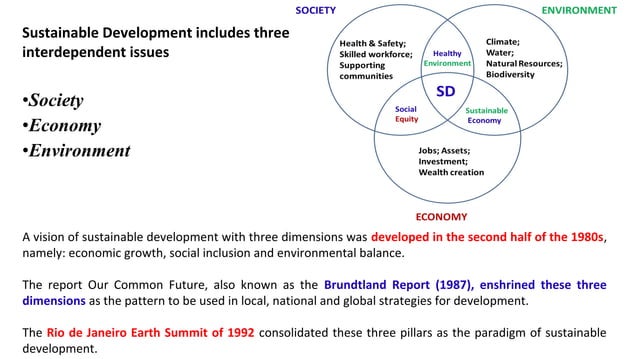 sustainable development introduction, basics and importance | PPT