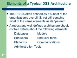 Lecture9 Systems The Systems Perspective Of A Dss | PPT