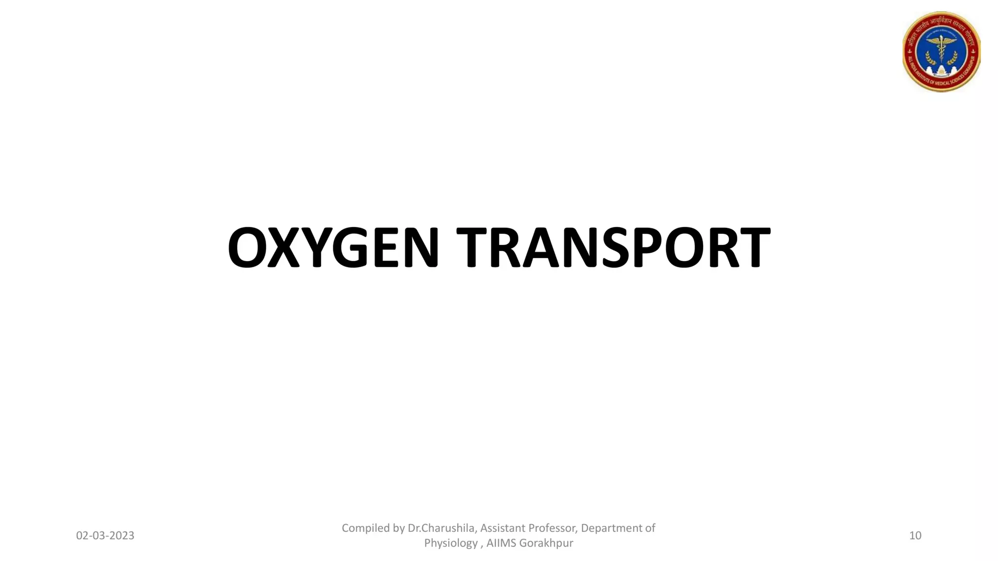lecture 9/ 2023 -Respiratory Physiology - transport of oxygen I.pdf ...