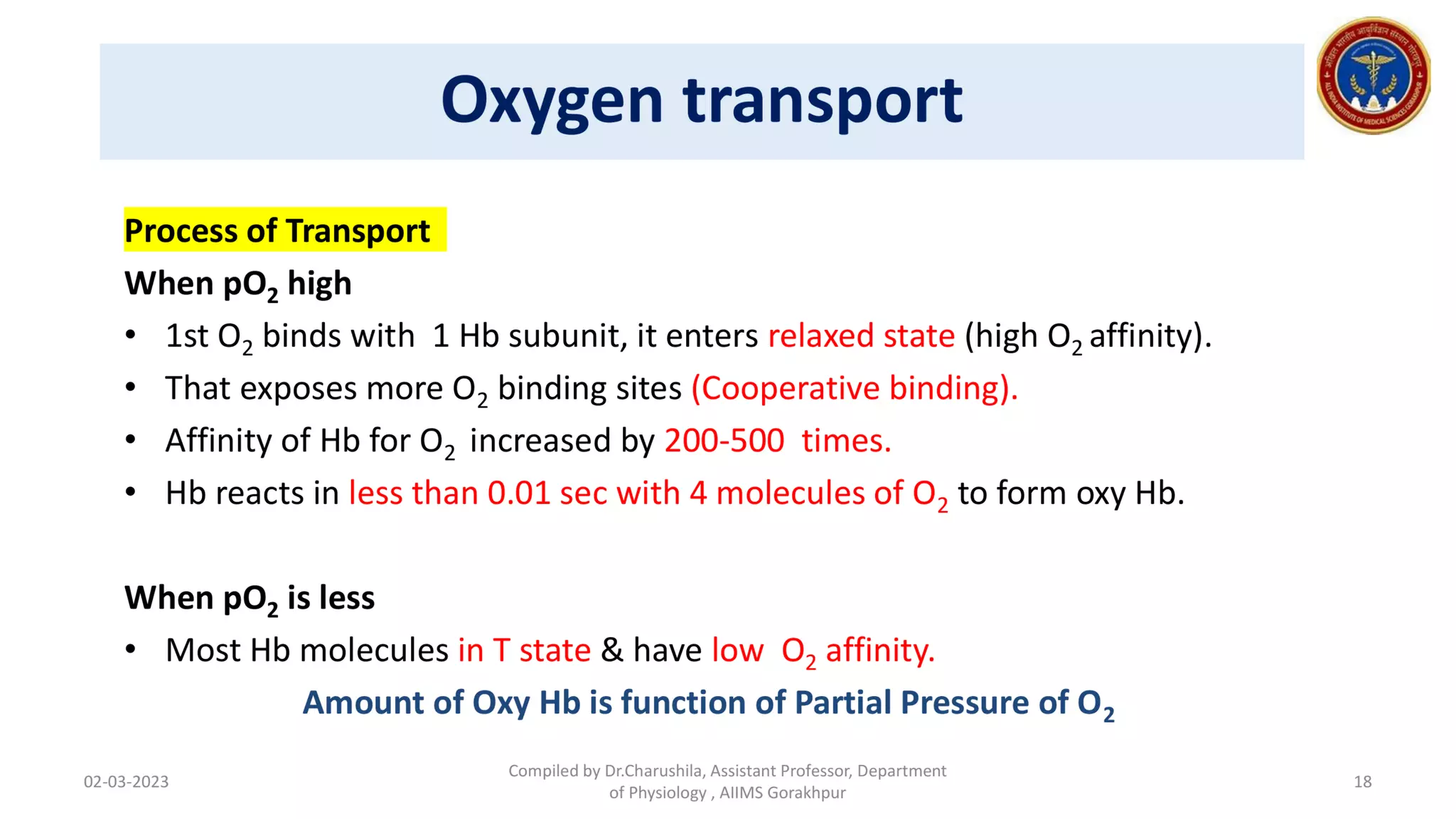 lecture 9/ 2023 -Respiratory Physiology - transport of oxygen I.pdf
