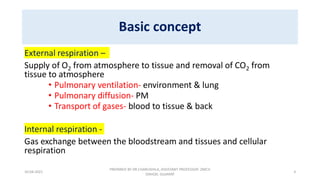 Transport of oxygen | PPT