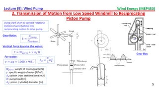 Lecture (9) - Wind Energy MEP453 - HAWT + Low Speed Wind Pump.pdf