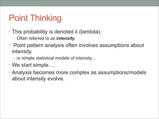 SPATIAL POINT PATTERNS | PDF