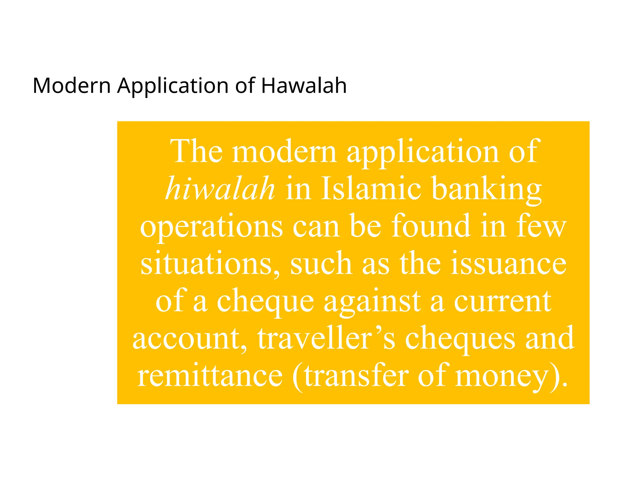 Lecture on Hawala islamic banking and finance.pptx