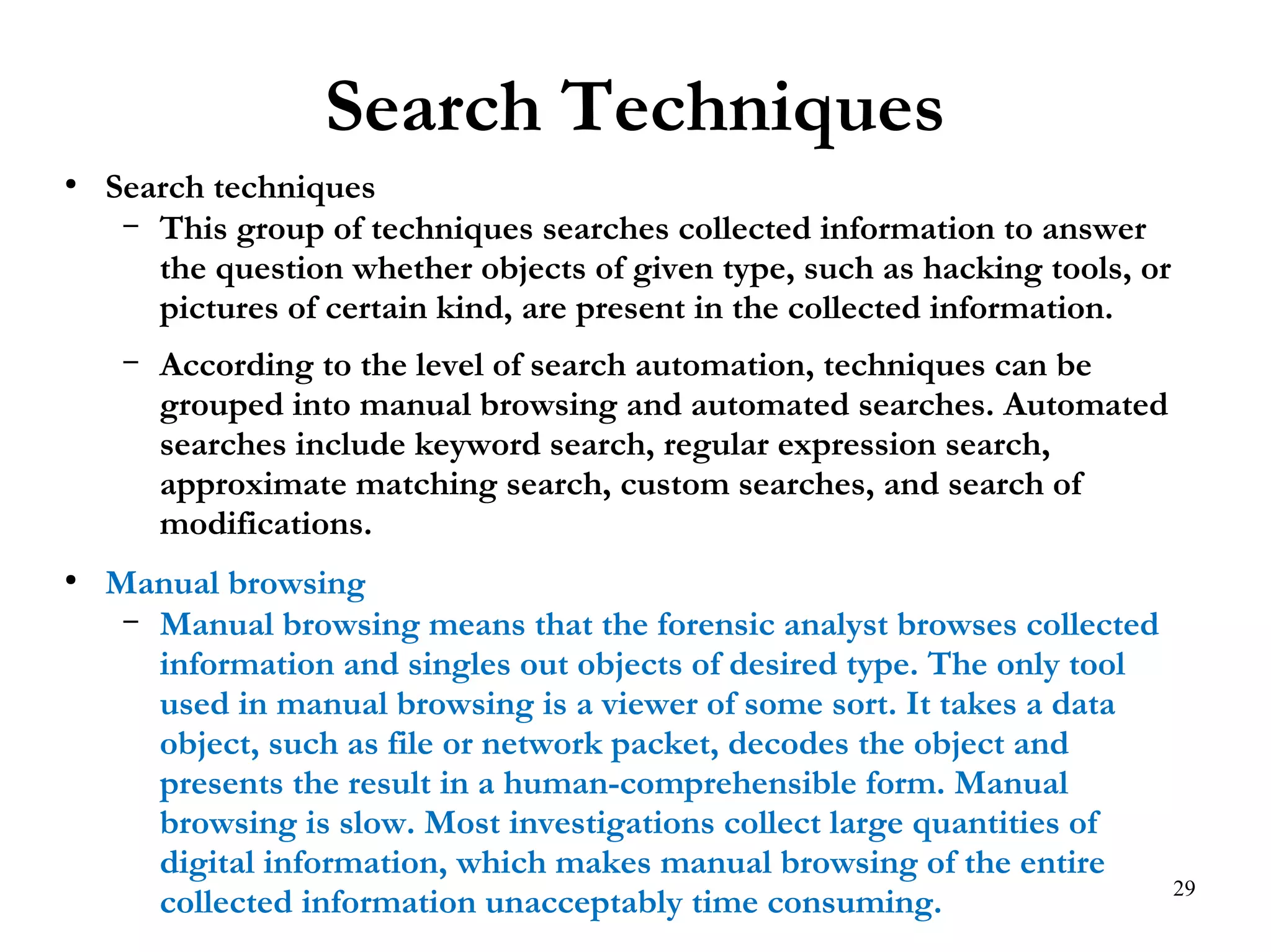 Lecture 9 and 10 comp forensics 09 10-18 file system | PPT