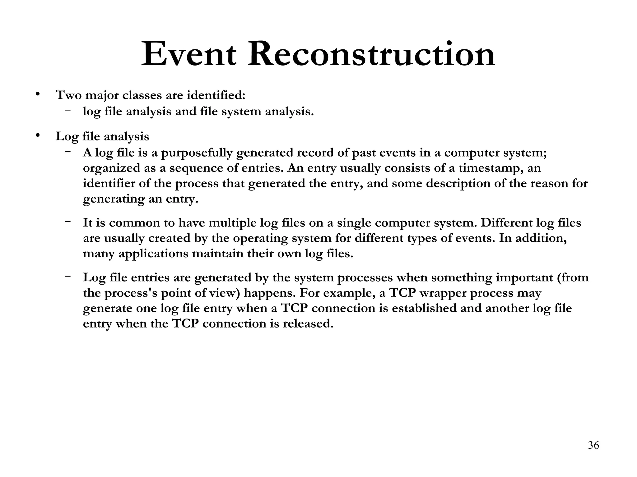 Lecture 9 and 10 comp forensics 09 10-18 file system | PPT