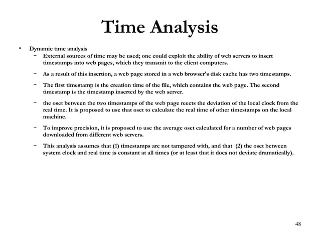 Lecture 9 and 10 comp forensics 09 10-18 file system | PPT