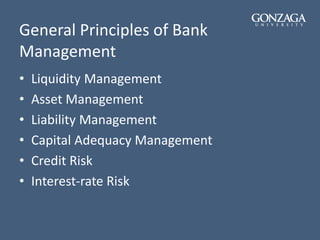 Lecture 9 - Bank Management | PPTX