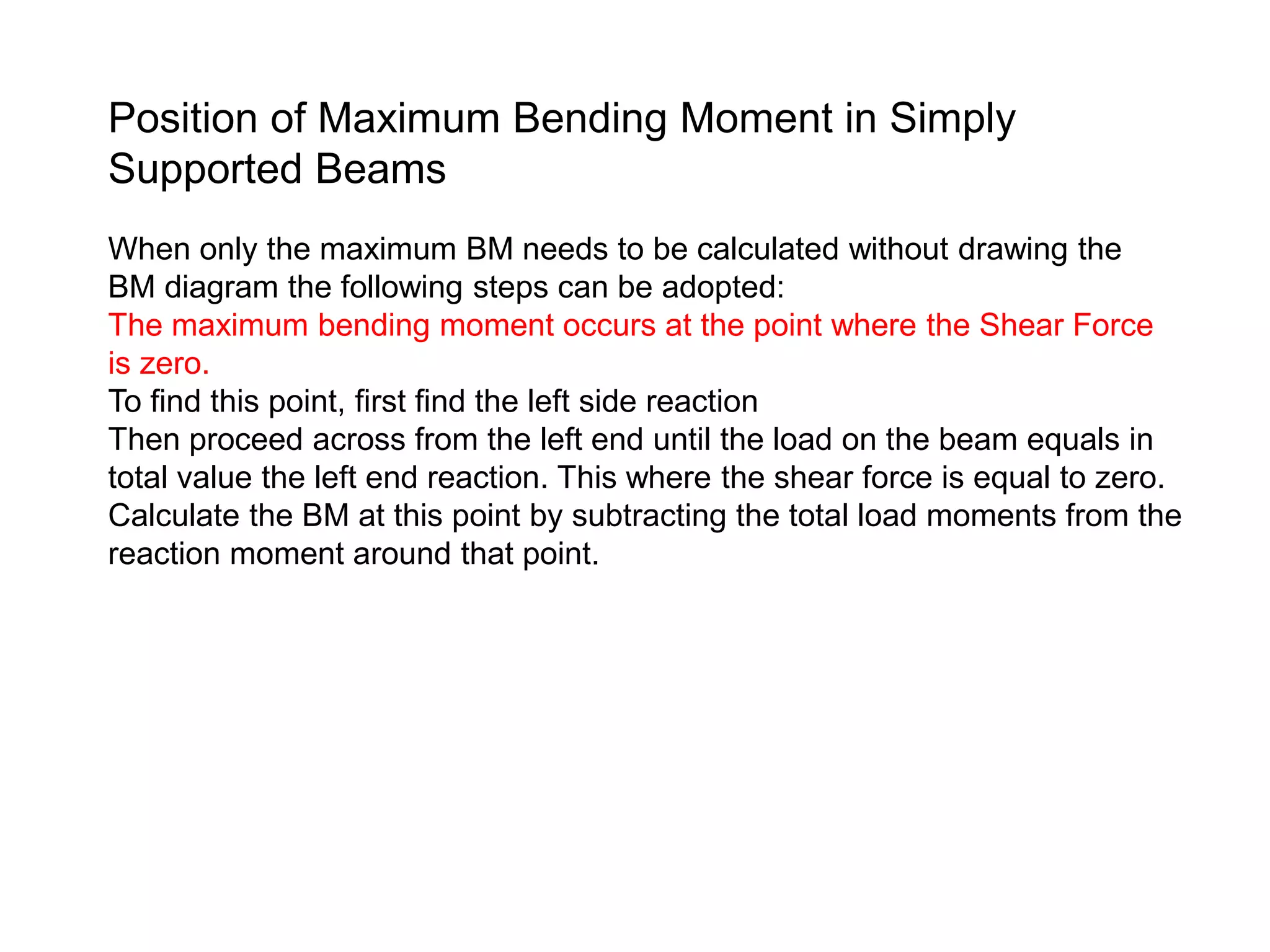 Structure Design -1(Lecture 9 bm and sf solved examples) | PPT