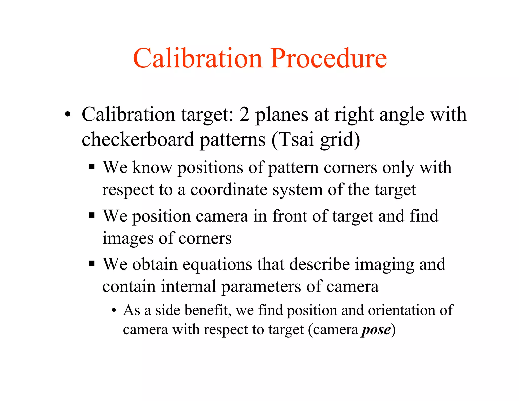 Lecture9 Camera Calibration Pdf