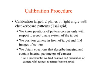 Lecture9 camera calibration | PDF