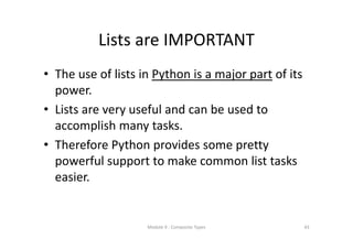 Lecture 9 composite types | PDF