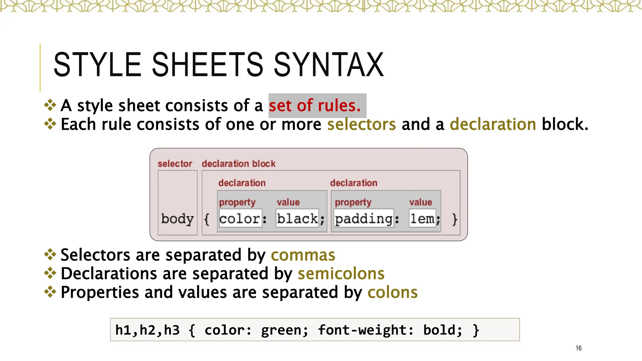 Lecture 9 CSS part 1.pptxType Classification | PPT
