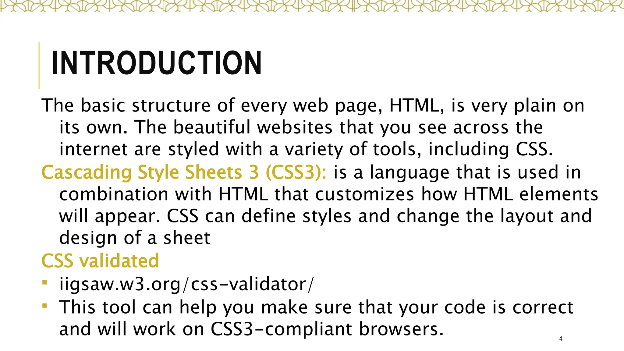 Lecture 9 CSS part 1.pptxType Classification | PPT