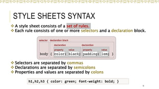 Lecture 9 CSS part 1.pptxType Classification | PPT