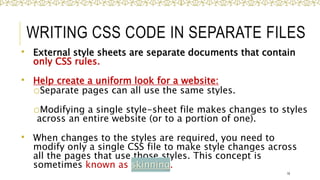 Lecture 9 CSS part 1.pptxType Classification | PPT