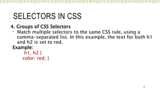 Lecture 9 CSS part 1.pptxType Classification | PPT