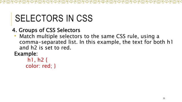 Lecture 9 CSS part 1.pptxType Classification | PPT