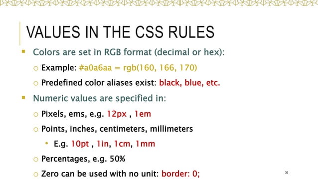 Lecture 9 CSS part 1.pptxType Classification | PPT