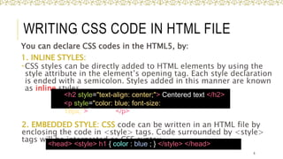 Lecture 9 CSS part 1.pptxType Classification | PPT