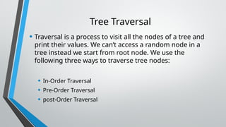Lecture 9 (DS) - Tree, Tree Traversal.pptx