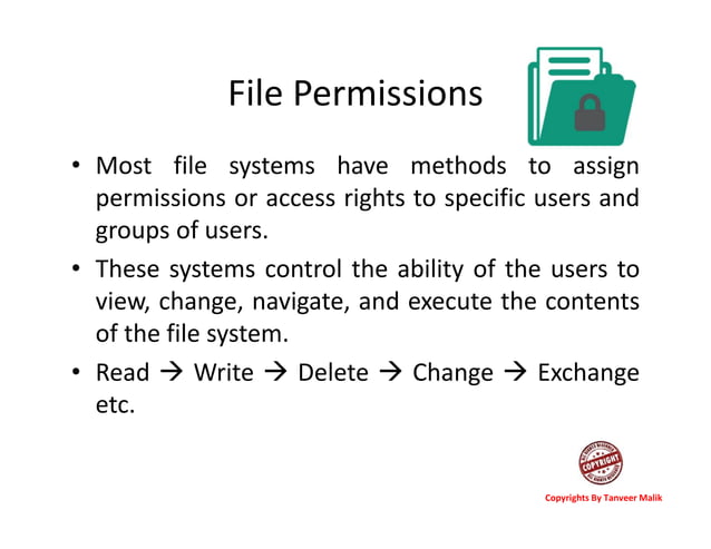 Lecture 9 file system | PPT