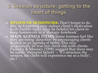 Lecture 9 homework in cbt | PPTX