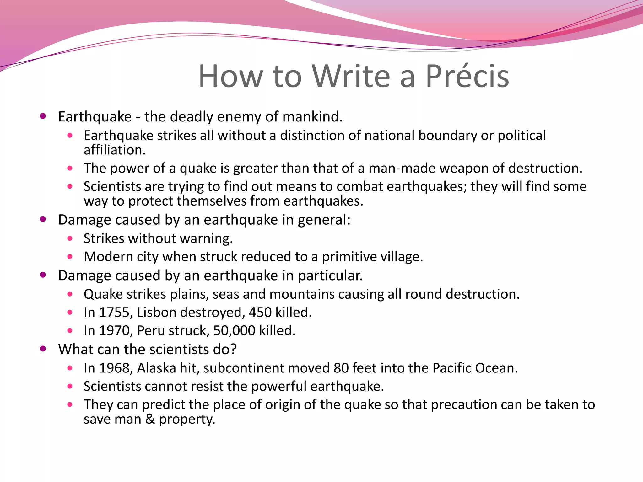 Lecture 9 How to Write a Precis - 2.ppt