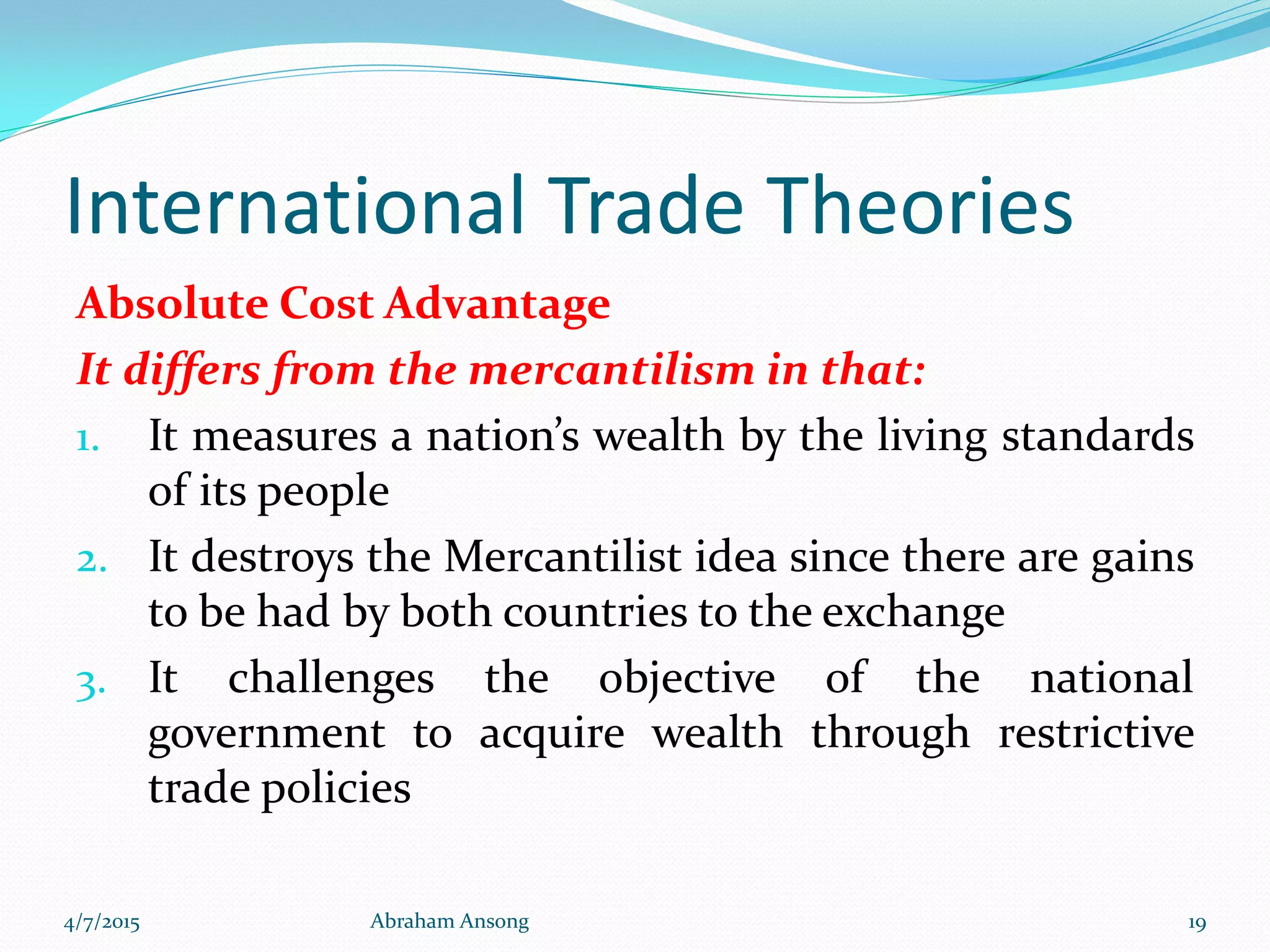 Lecture 9 International Trade Pdf