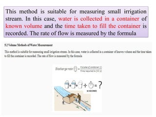 Lecture 9 Irrigation water measurement.pptx