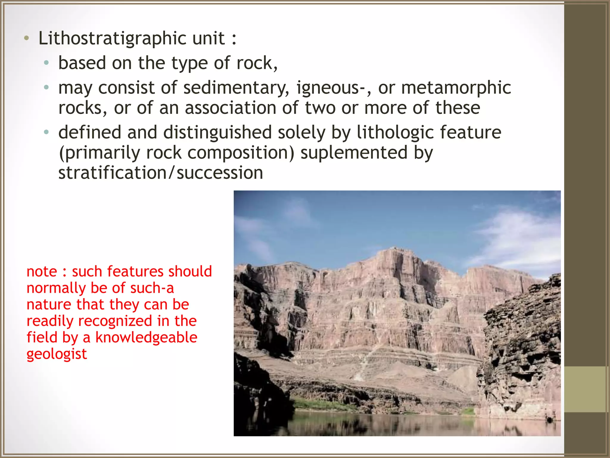 Lithostratigraphic | PPTX