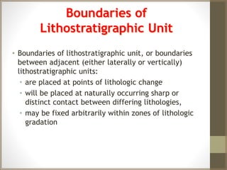 Lithostratigraphic | PPTX