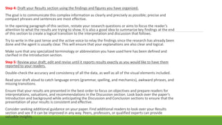 Write the discussion part, findings and discussion | PDF