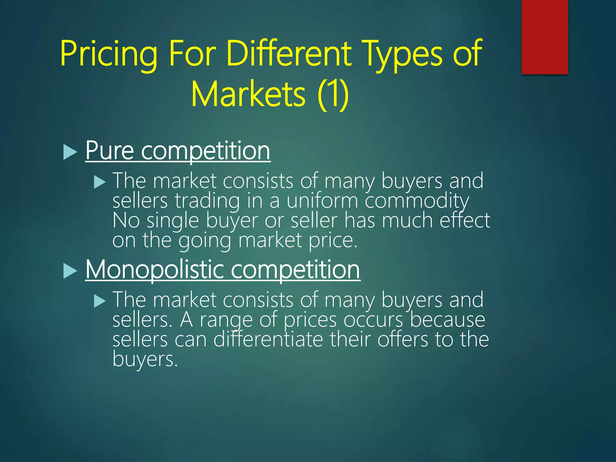 Lecture 9 pricing considerations and approaches | PPT
