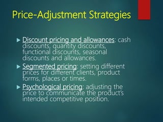 Lecture 9 pricing considerations and approaches | PPT