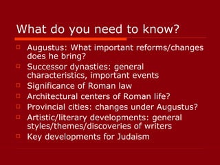 Lecture9romanempireedited | PPT