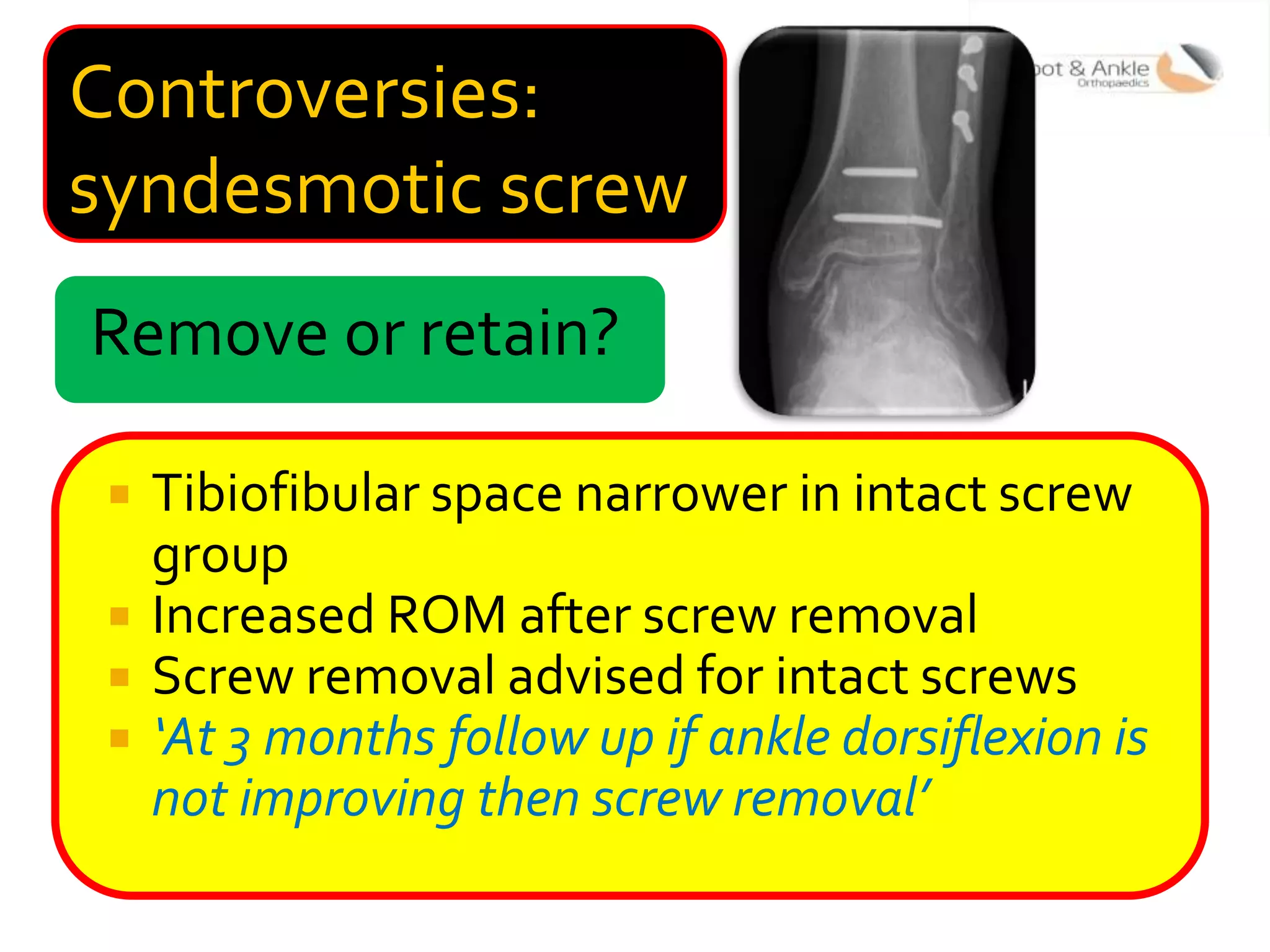 Lecture 9 shah ankle fractures | PPTX