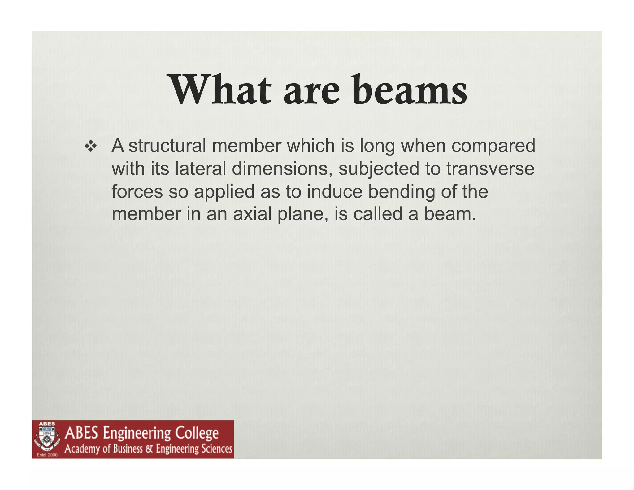 Lecture 9 shear force and bending moment in beams | PDF