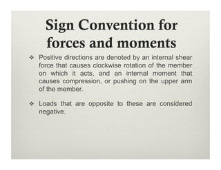 Lecture 9 shear force and bending moment in beams | PDF