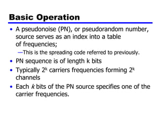 Lecture spread spectrum | PPT